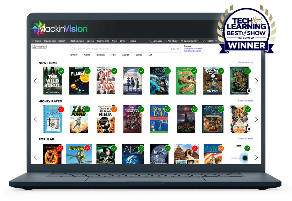 MackinVision: Data-Driven Insights and library and asset management for School Libraries